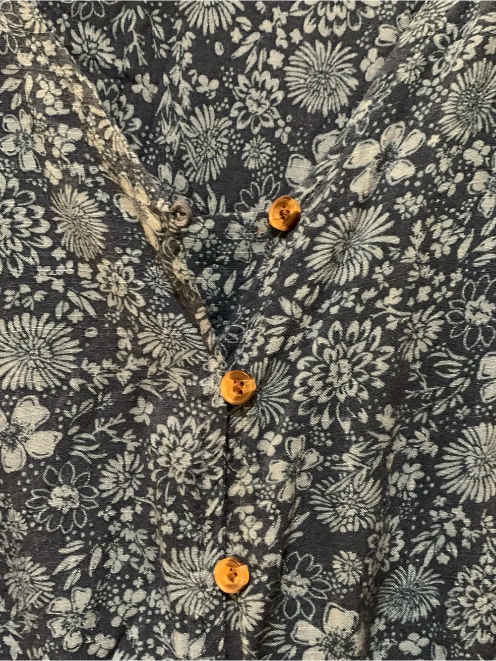 Sonoma | Dresses | Sonoma Blue Floral Buttondown Maxi Dress | Poshmark